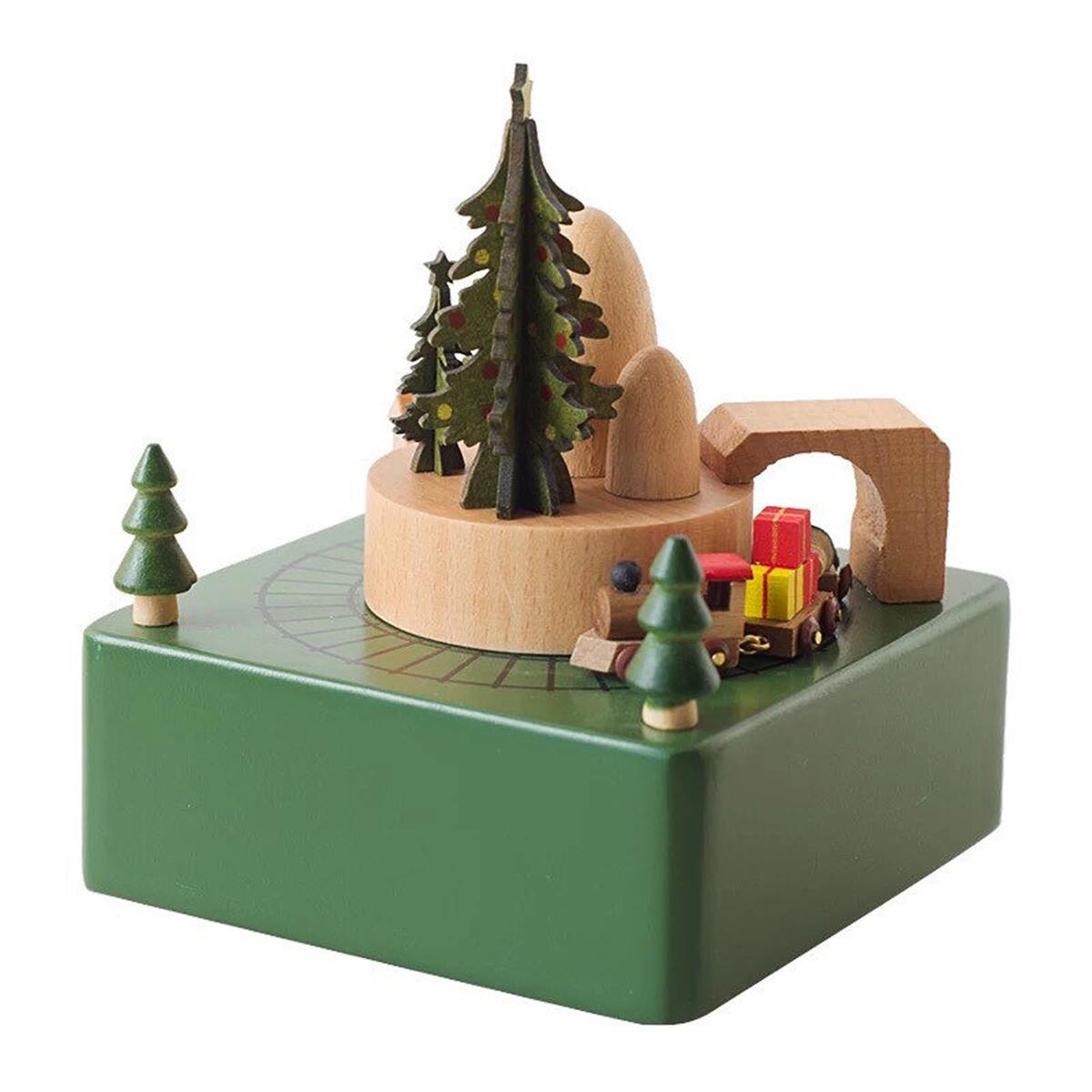 Christmas Tree with a Moving Train (Melody: We Wish You a Merry Christ